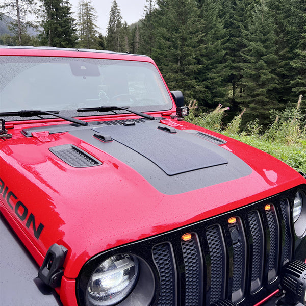 Jeep Wrangler JLU Rubicon Lensun 50W Hood Solar Panel – Mike's Custom Toys