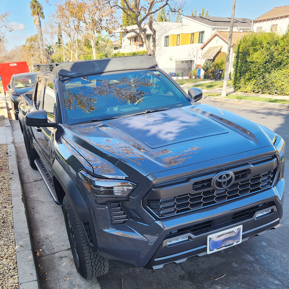 Toyota Tacoma 4th Gen Lensun 100W Hood Flexible Solar Panel – Mike's ...